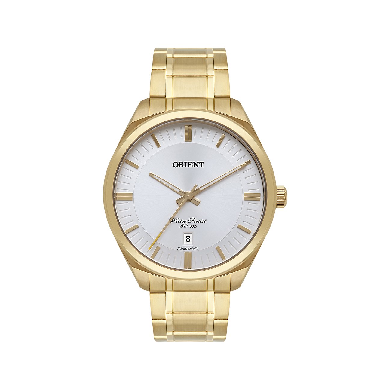 Relógio Orient Masculino Dourado Calendário - Relojoaria e Ótica Suiça